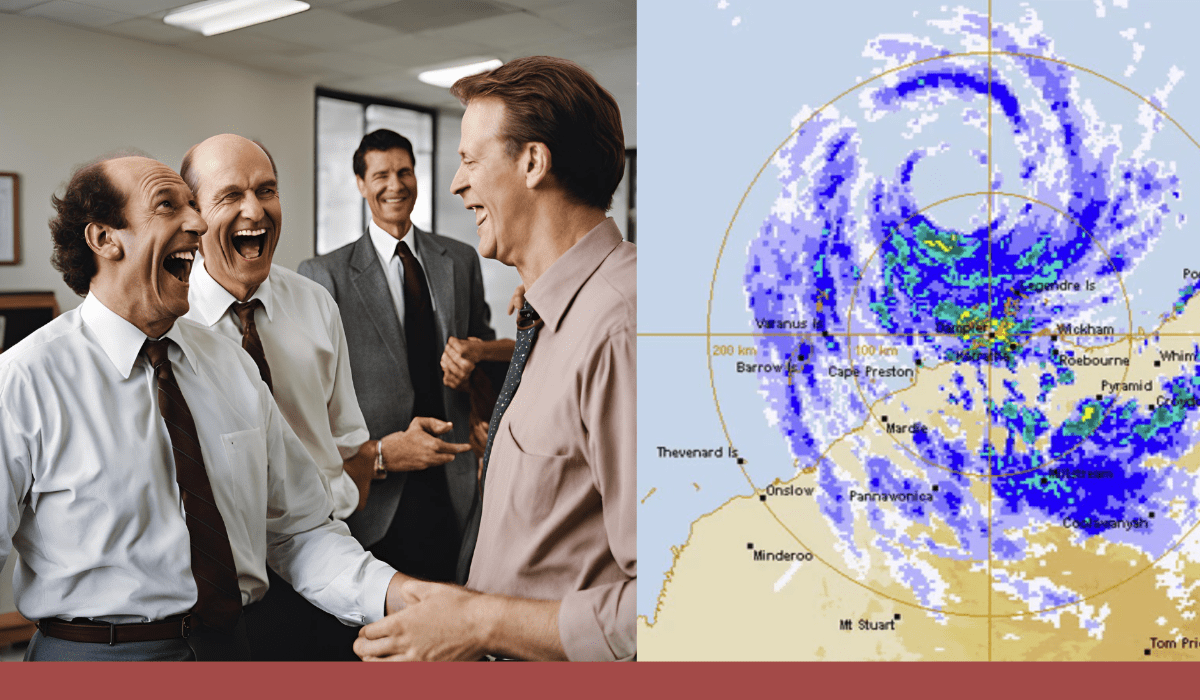 Tis The Season: Co-workers Prepare Themselves For Pedestrian Cyclone Chat